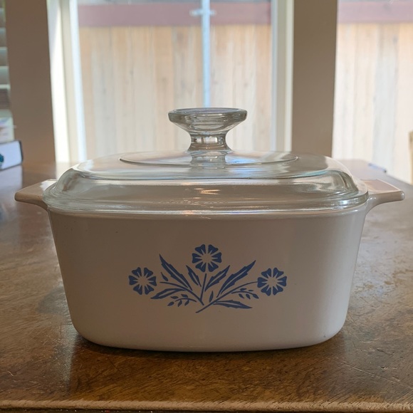 Pyrex | Kitchen | Vintage Cornflower Blue Corning Ware Dish | Poshmark